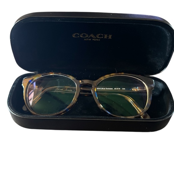 Coach | Accessories | Coach Tortoise Shell Blue Tortoise With Coach ...
